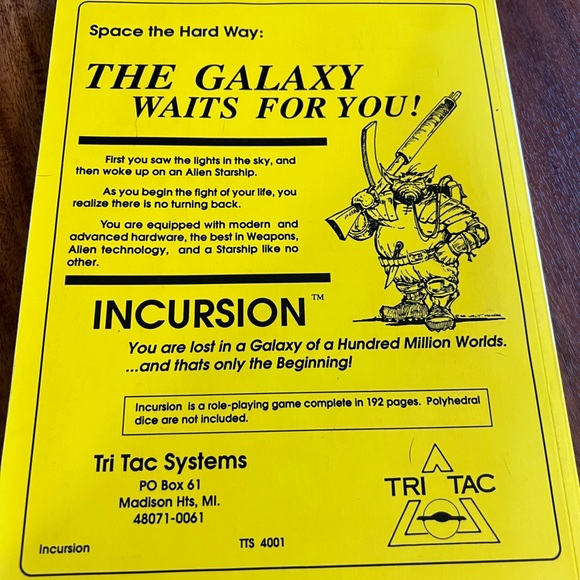 Tri Tac Systems | Other | Incursion High Adventure Across The Galaxy ...